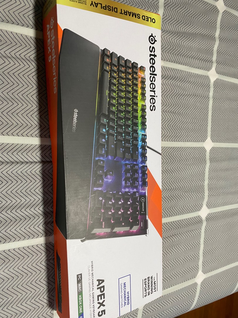 Steelseries Apex 5 Fullsized Gaming Keyboard, Computers & Tech, Parts ...