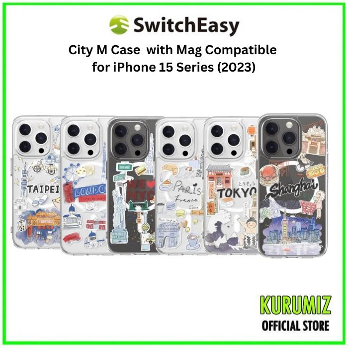 SwitchEasy City M Case for iPhone 15 Series (2023) with Mag Compatible ...