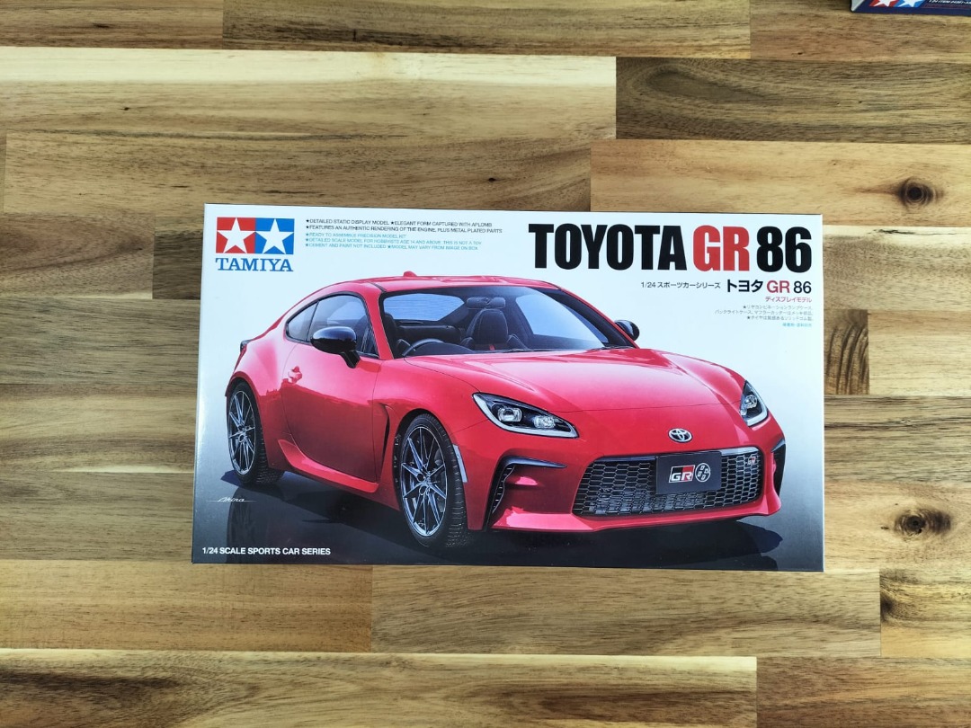 Tamiya 24361 1/24 Toyota GR 86, Hobbies & Toys, Toys & Games on Carousell