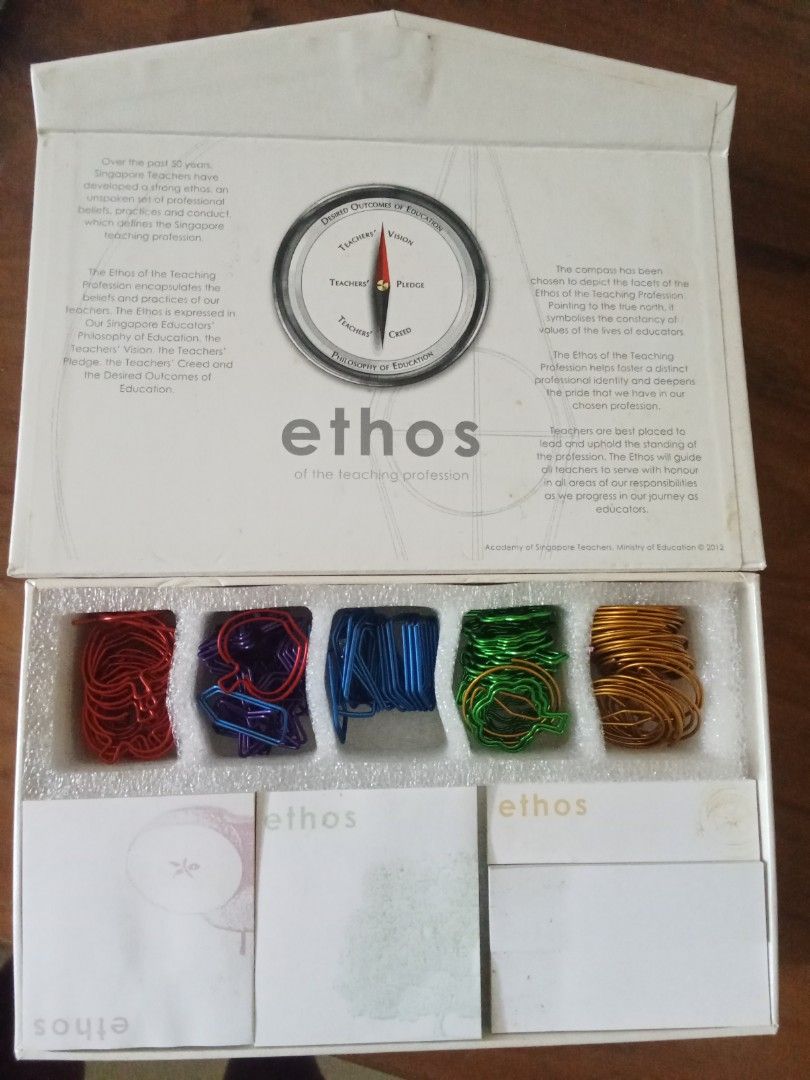Teachers ethos collection of clips and sticky pad, Hobbies & Toys, Stationery & Craft ...