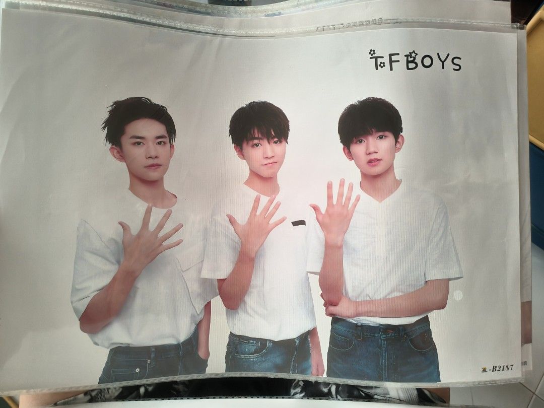 TFBOYS poster, Hobbies & Toys, Memorabilia & Collectibles, Fan Merchandise on Carousell