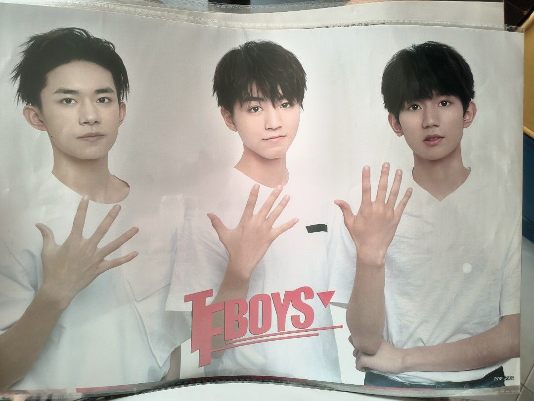 TFBOYS poster, Hobbies & Toys, Memorabilia & Collectibles, Fan Merchandise on Carousell