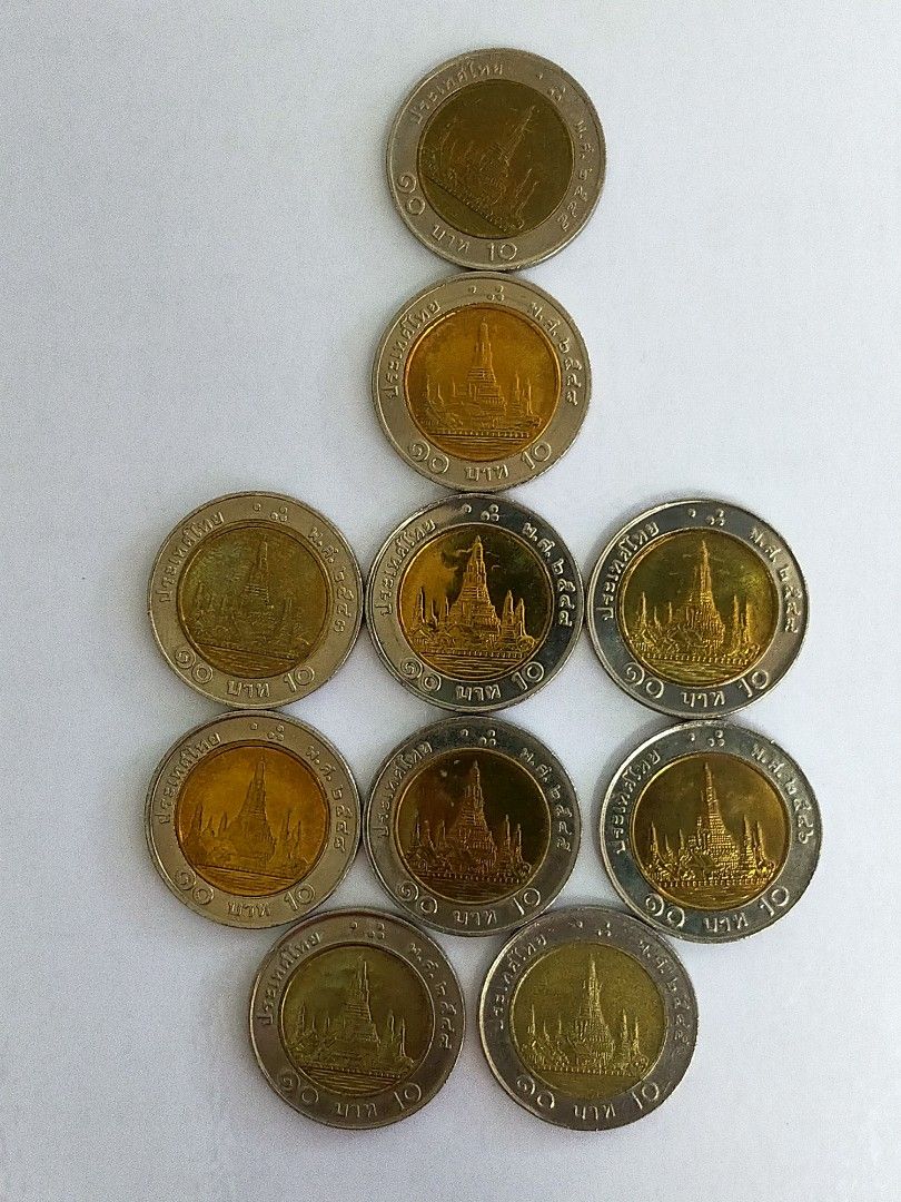 Thai 10 Baht Coins, Hobbies & Toys, Memorabilia & Collectibles ...