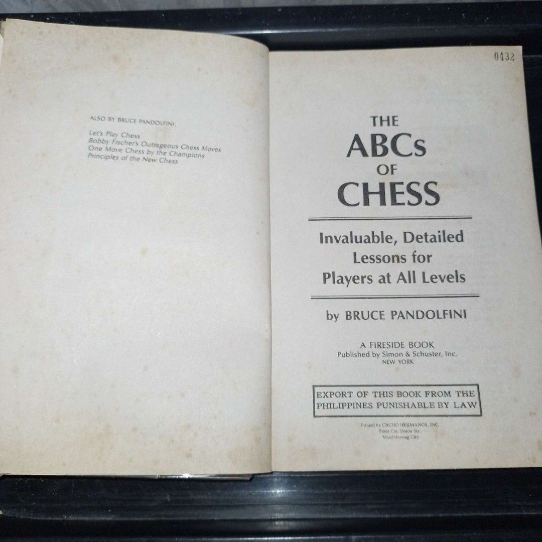 The ABCs of Chess by Bruce Pandolfini, Hobbies & Toys, Books ...