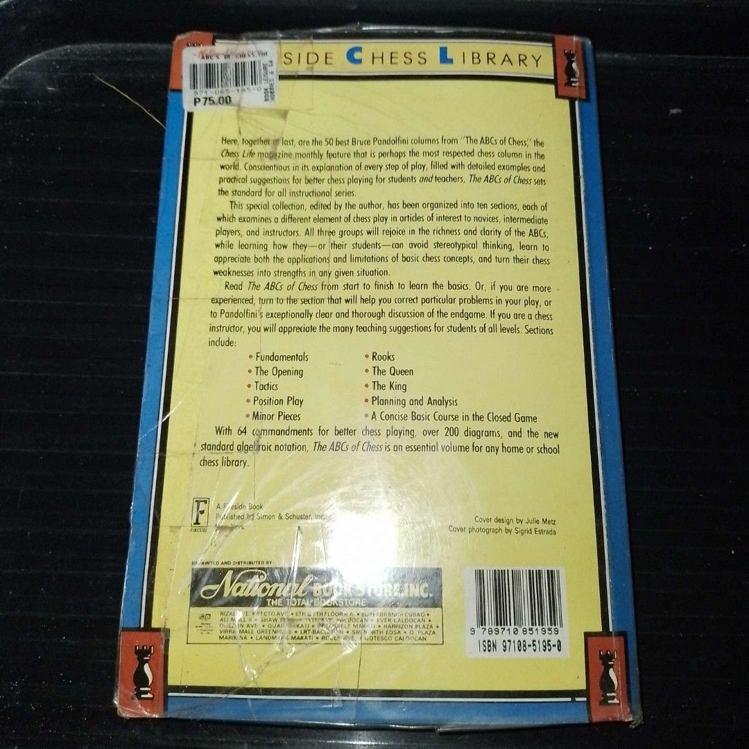 The ABCs of Chess by Bruce Pandolfini, Hobbies & Toys, Books ...