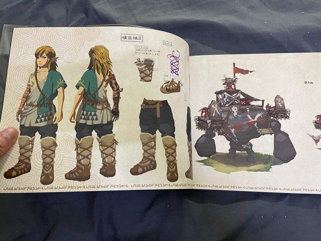 THE LEGEND OF ZELDA TEARS OF THE KINGDOM ART BOOK, Video Gaming, Video ...
