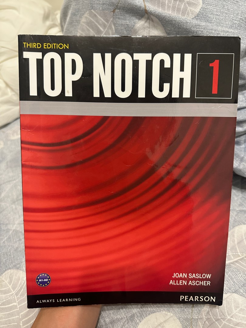 TOP NOTCH 1 英文課本, 書籍、休閒與玩具, 書本及雜誌, 教科書、參考書在旋轉拍賣