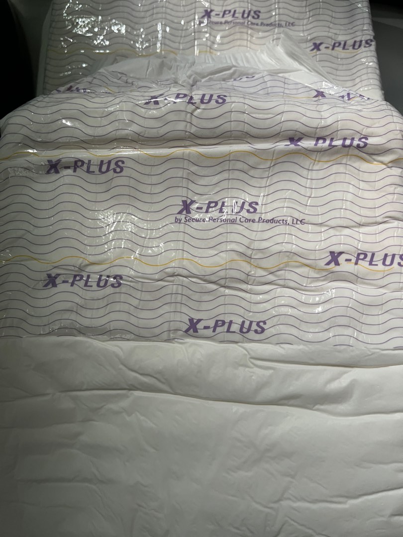 Total dry X-Plus Briefs adult diaper abdl, Health & Nutrition ...