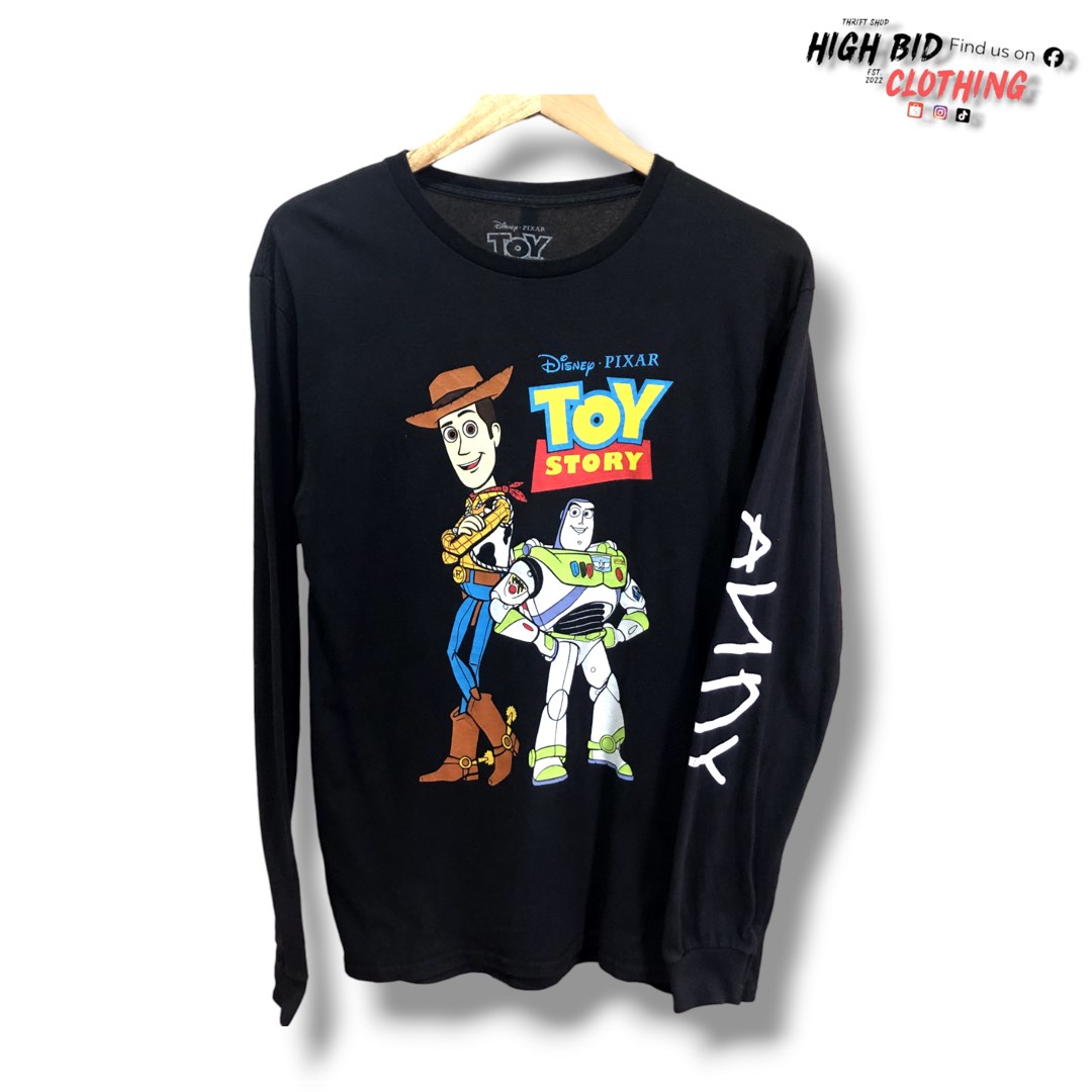 TOY STORY LONG SLEEVE SHIRT., Men's Fashion, Tops & Sets, Tshirts ...