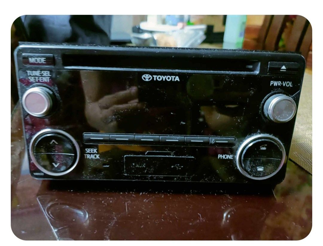 TOYOTA CAR STEREO (ORIGINAL), Car Parts & Accessories, Audio, Video ...