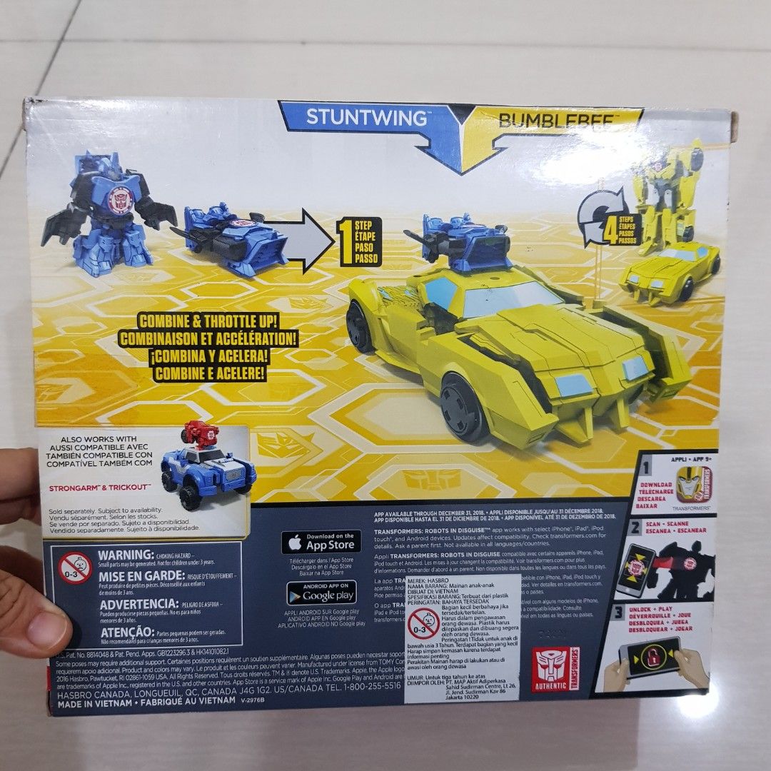 Transformer Stuntwing Bumblebee Combine Force, Toys & Collectibles ...