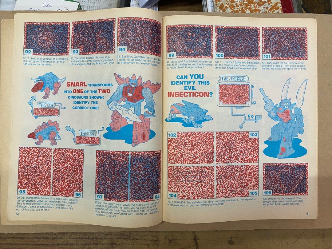 Transformers 1986 Animated Movie 3D Diamond Sticker Album., Hobbies ...