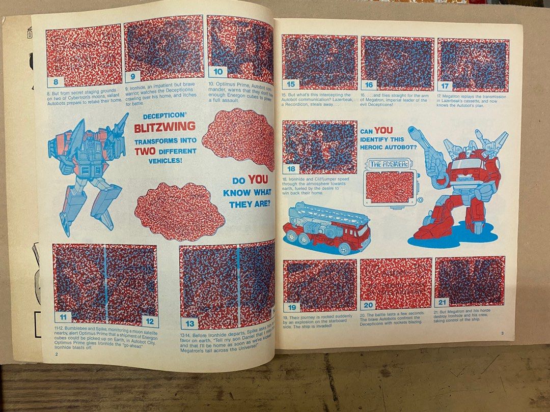 Transformers 1986 Animated Movie 3D Diamond Sticker Album., Hobbies ...