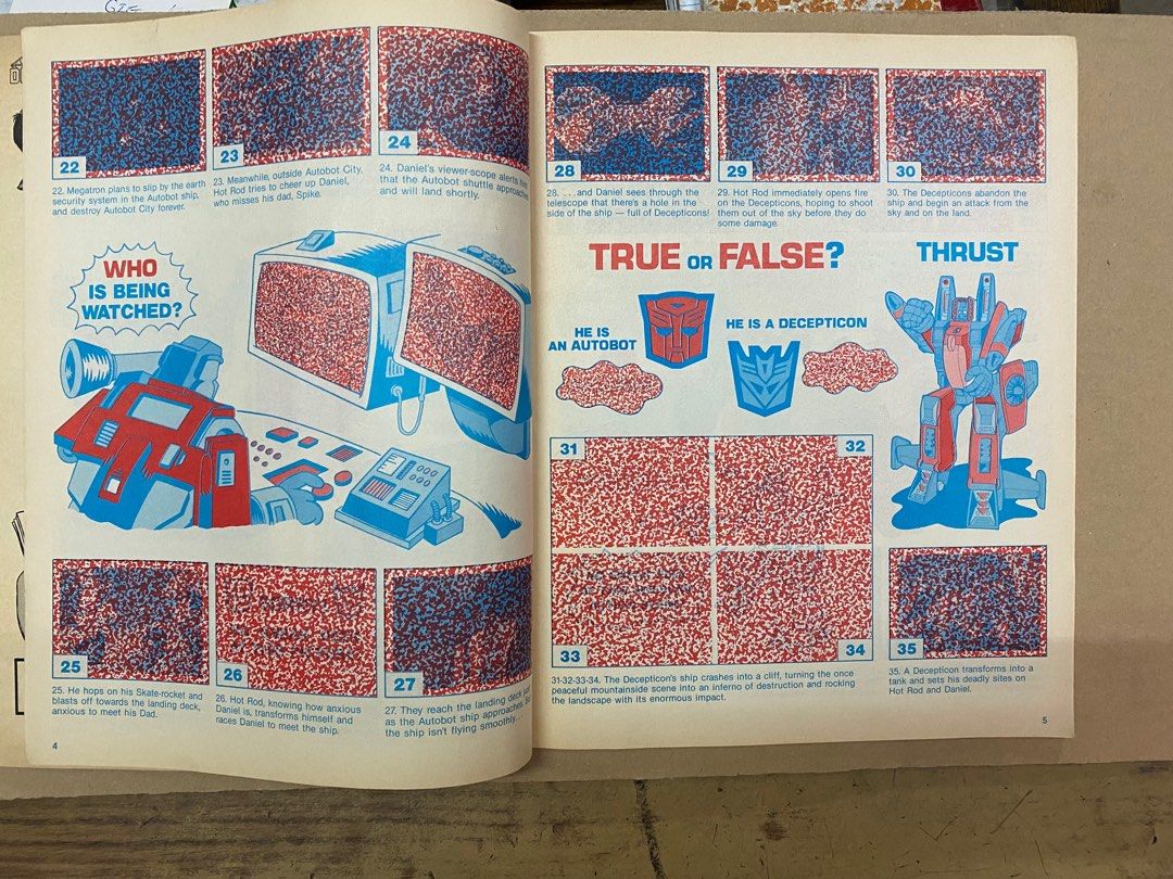 Transformers 1986 Animated Movie 3D Diamond Sticker Album., Hobbies ...