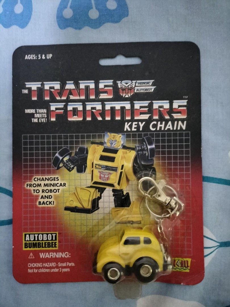 Transformers Autobot Bumblebee Key Chain, Hobbies & Toys, Toys & Games ...