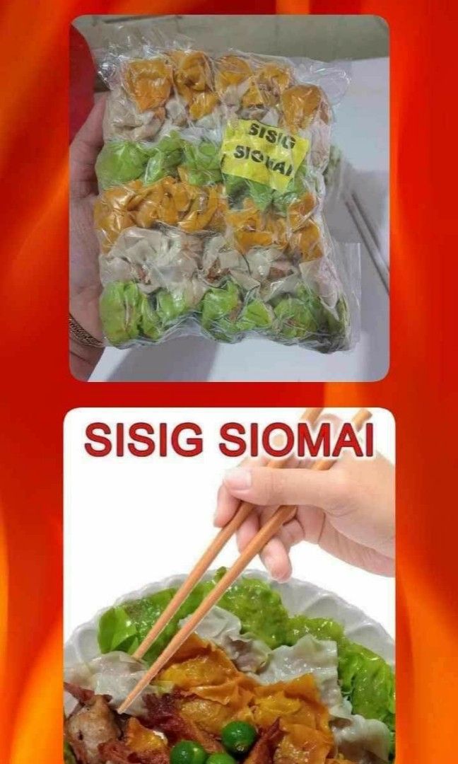 TRENDING SISIG & DYNAMITE SIOMAI 18pcs/pack, Food & Drinks, Chilled ...