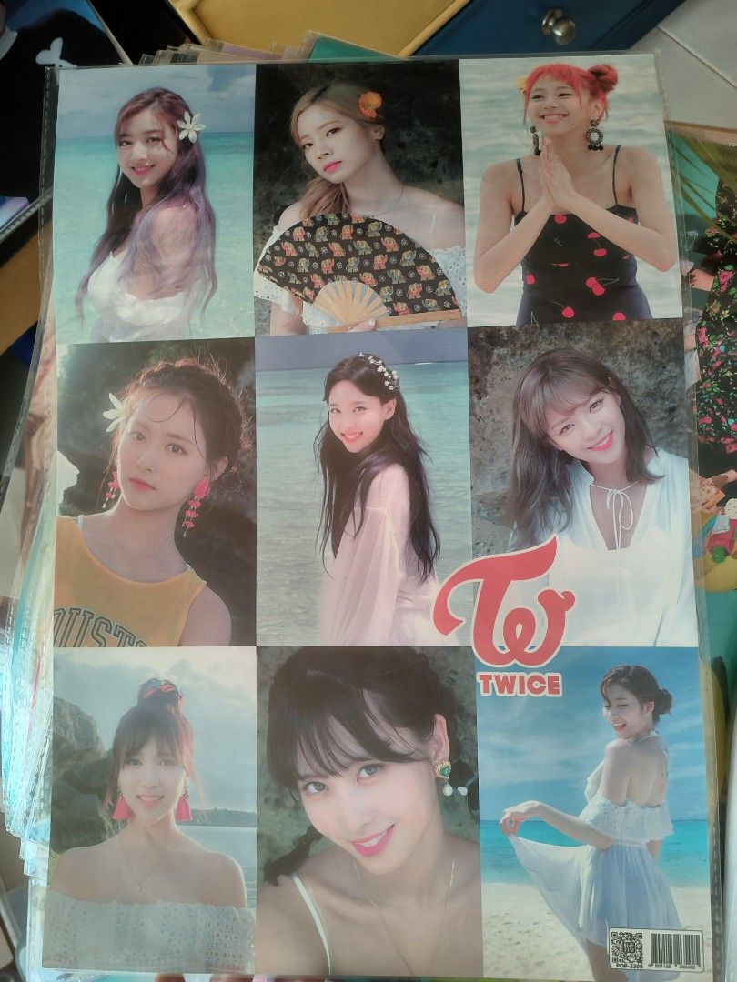 TWICE poster, Hobbies & Toys, Memorabilia & Collectibles, Fan ...