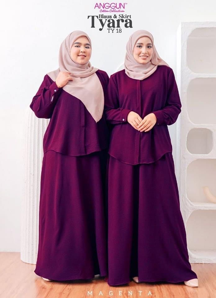 Tyara Set (PO), Women's Fashion, Muslimah Fashion, Baju Kurung & sets ...