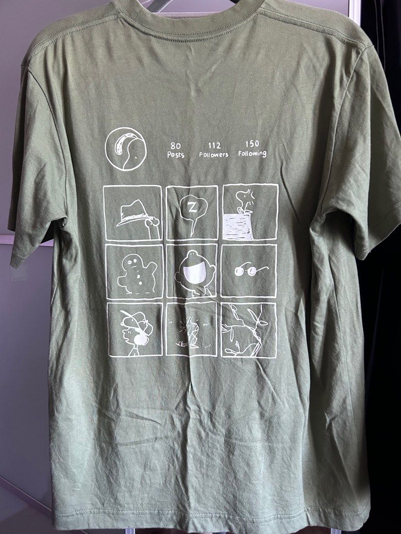 Uniqlo green shirt (peanuts collection), Women's Fashion, Tops, Shirts ...