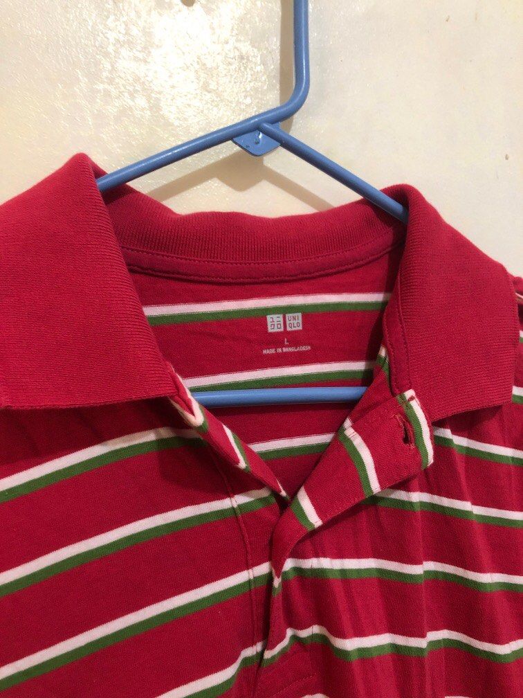 Uniqlo Red Polo, Men's Fashion, Tops & Sets, Tshirts & Polo Shirts on ...