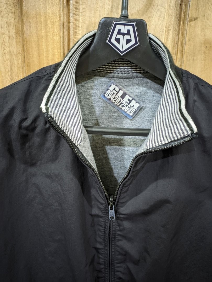 Uniqlo Reversible Bomber Jacket MEN'S (Black-Gray), Men's Fashion ...