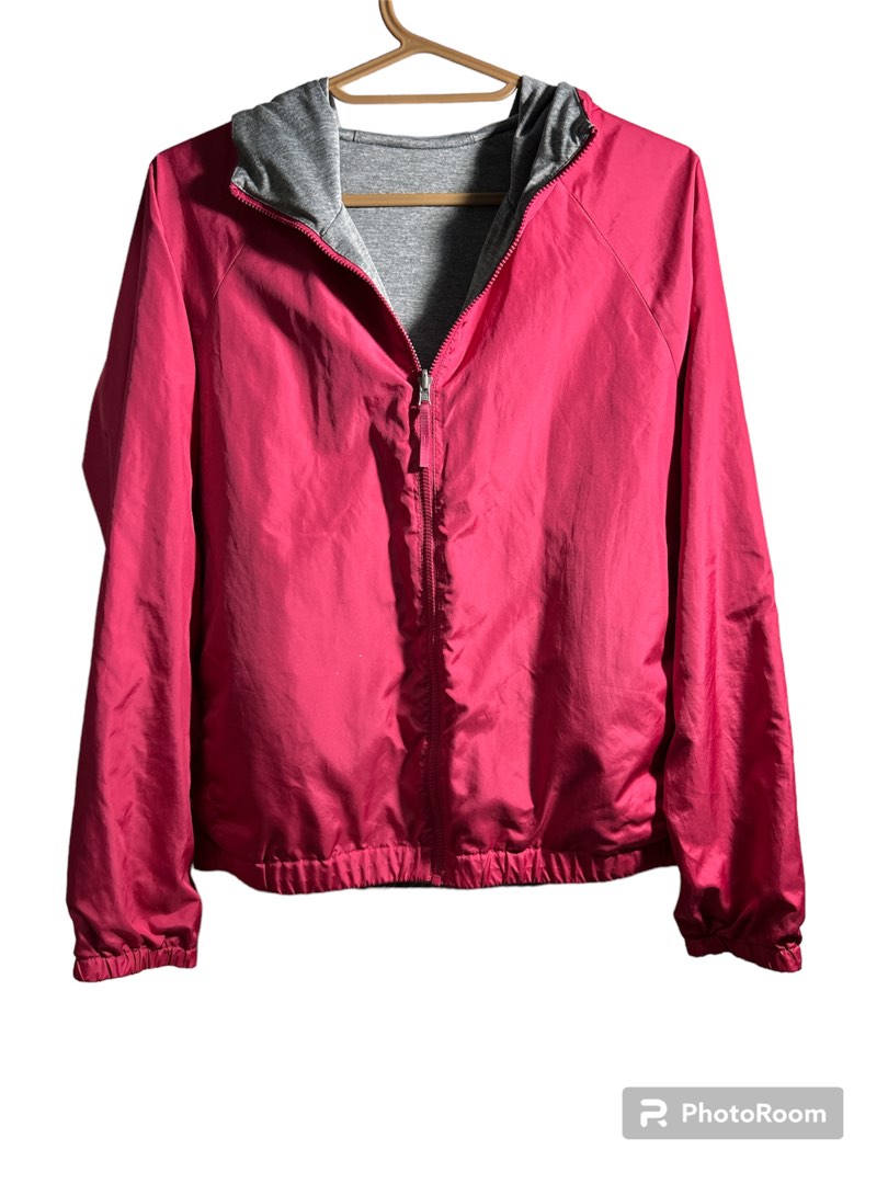 UNIQLO REVERSIBLE HOODIE JACKET, Women's Fashion, Coats, Jackets and ...