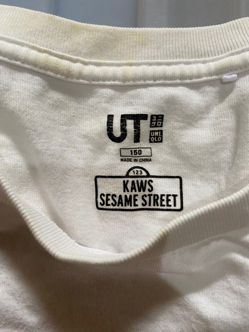 Uniqlo x KAWS x Sesame Street, Women's Fashion, Tops, Shirts on Carousell