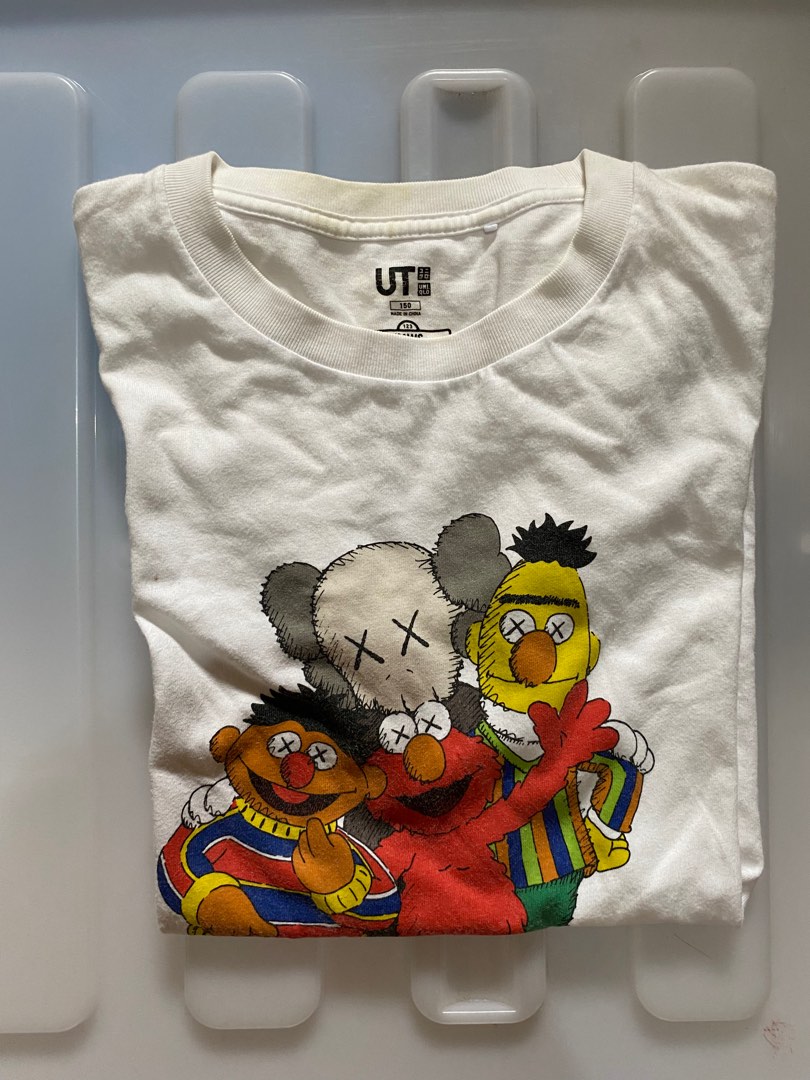Uniqlo x KAWS x Sesame Street, Women's Fashion, Tops, Shirts on Carousell