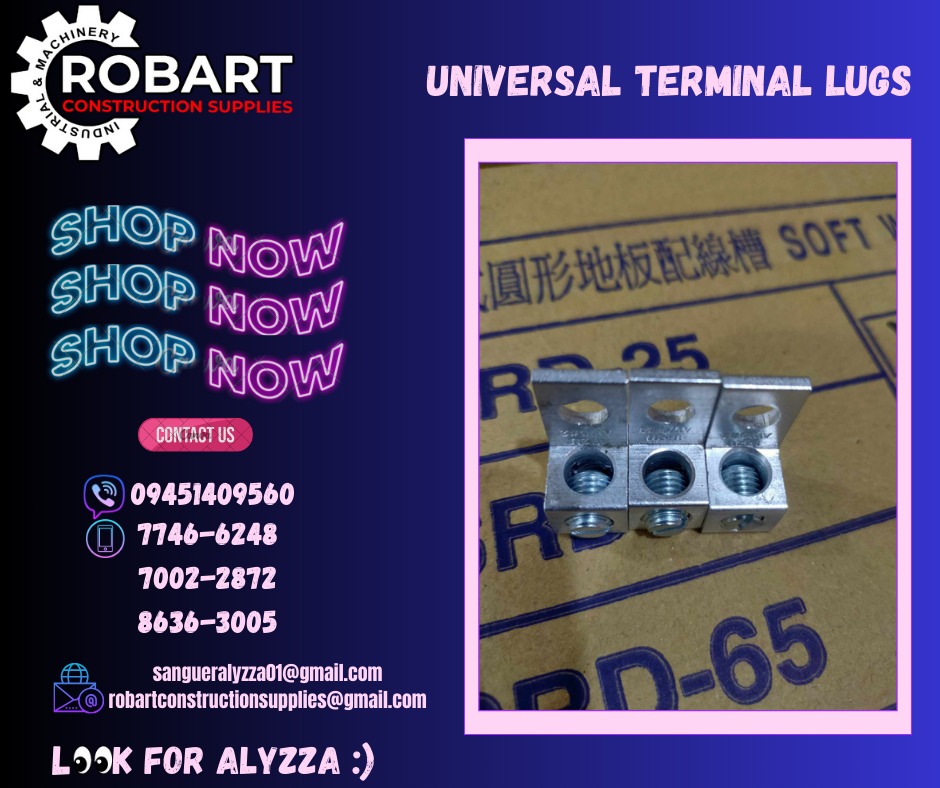 UNIVERSAL TERMNINAL LUGS, Commercial & Industrial, Construction Tools ...