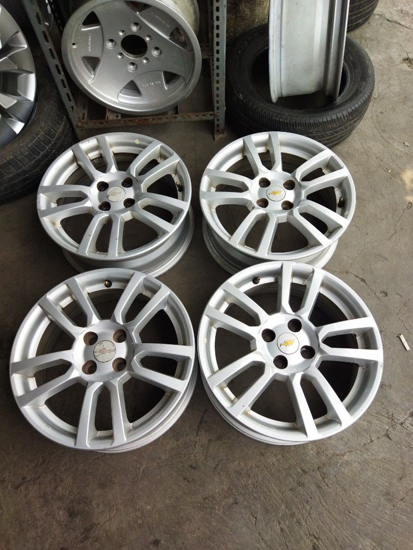 Velg Mobil oem original chevrolet aveo ltz, Aksesoris Mobil di Carousell