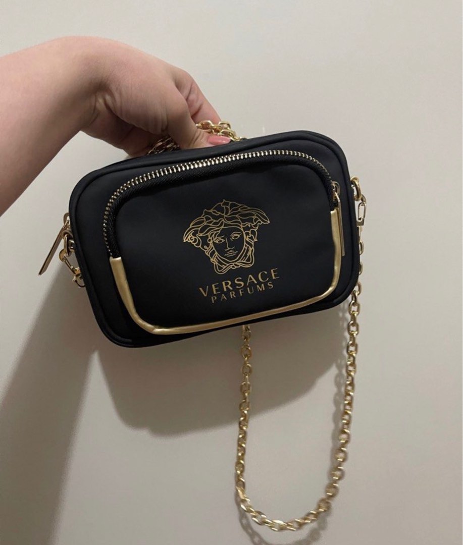Versace parfums sling bag/pouch, Women's Fashion, Bags & Wallets, Cross ...