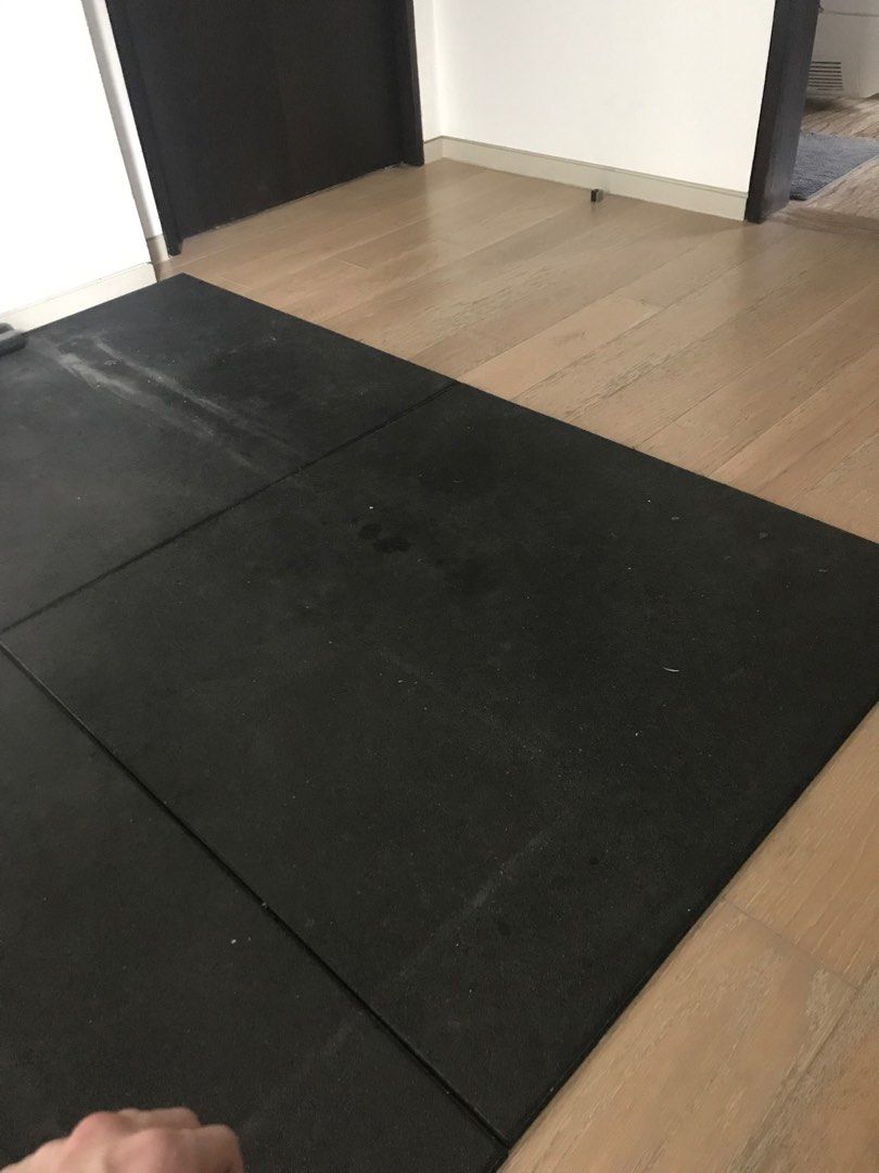 VersaFit (1m x 1m x 15mm thick) Black Color, Sports Equipment, Exercise ...