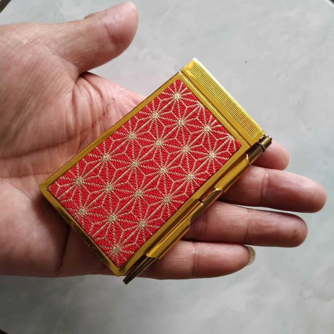 Vintage 1960s Small Print Amber Celluloid Note Memo Pad Notepad with ...