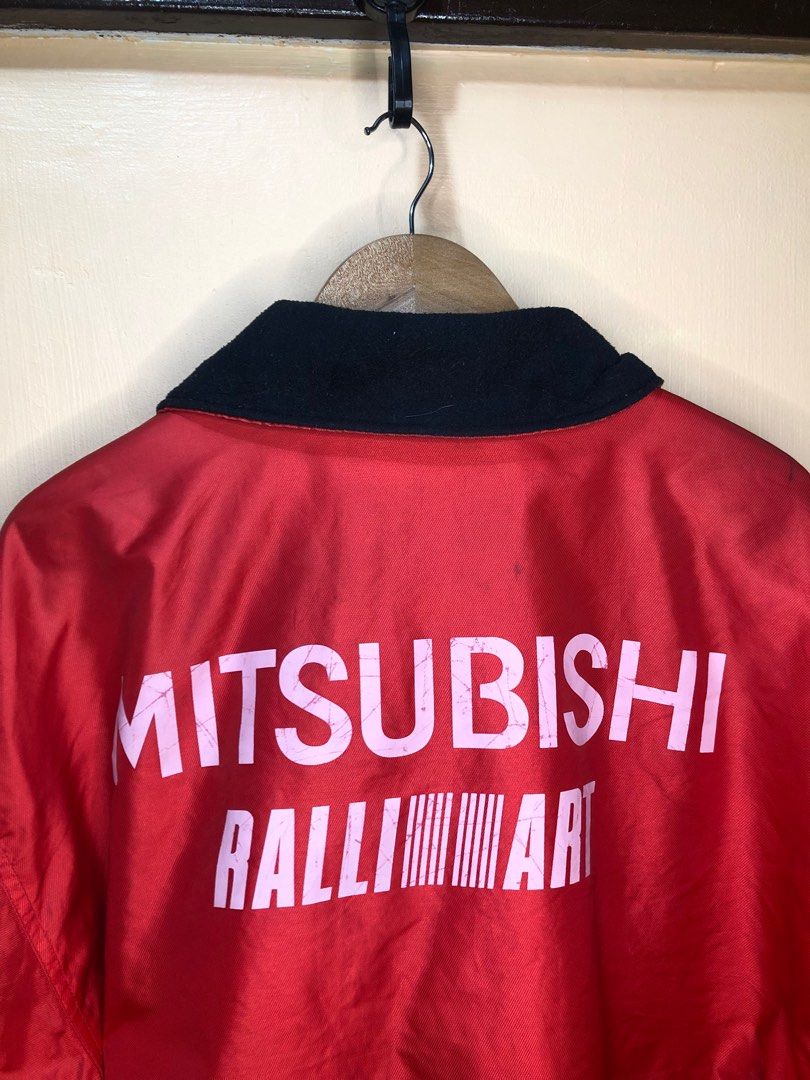 VINTAGE 90’s MITSUBISHI RALLIART RACING TEAM JACKET, Men's Fashion ...