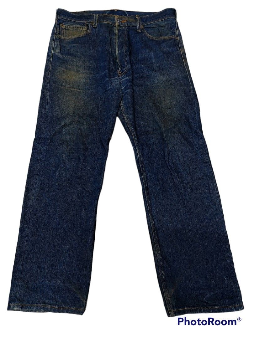 Vintage levis 501 patchwork sashiko boro, Men's Fashion, Bottoms, Jeans on Carousell