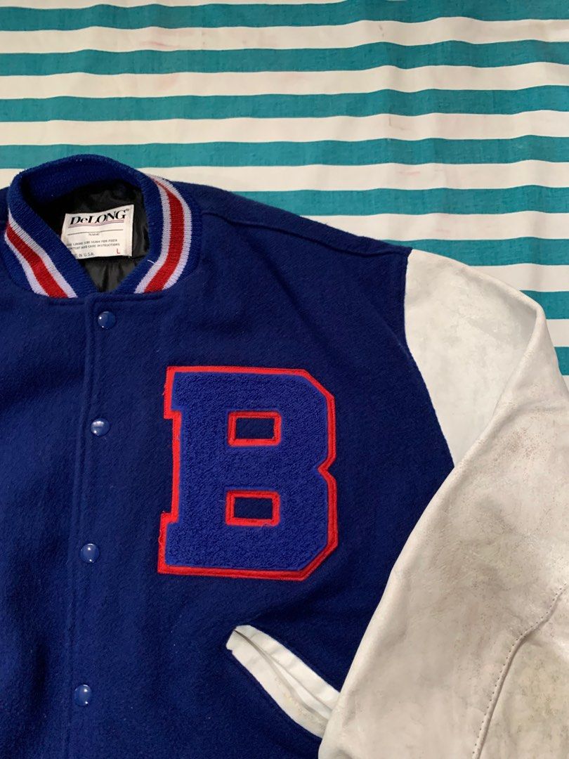 Vtg Delong Varsity Jacket Mens Fashion Coats Jackets And Outerwear