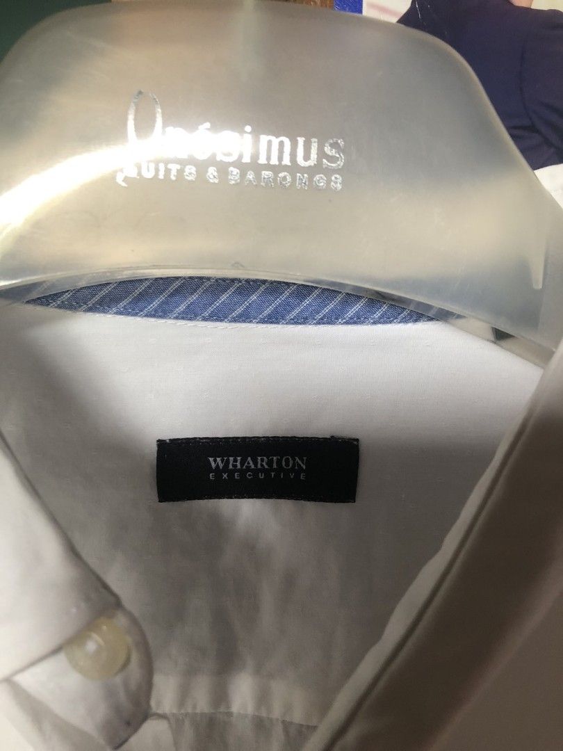 WHARTON LONG SLEEVE WHITE, Men's Fashion, Coats, Jackets and Outerwear ...