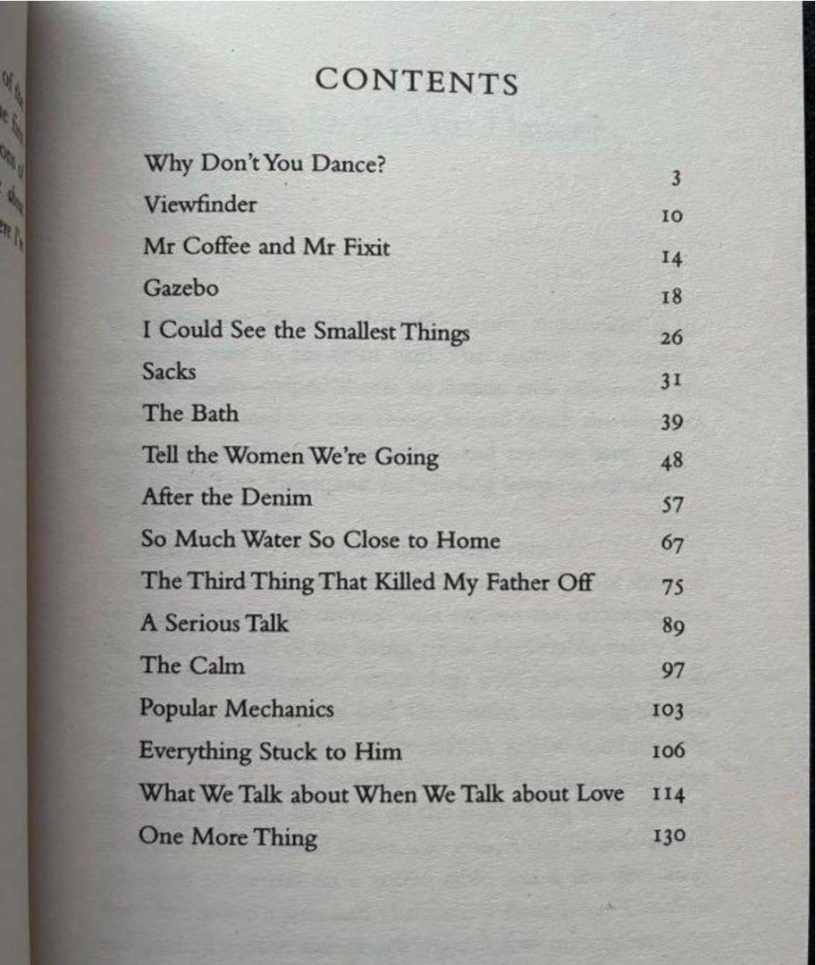 What We Talk About When We Talk About Love By Raymond Carver, Hobbies ...