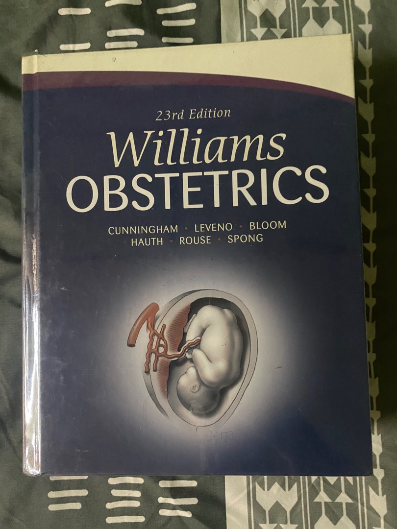Williams Obstetrics 23rd Ed ORIGINAL Hardbound Medical Book by ...