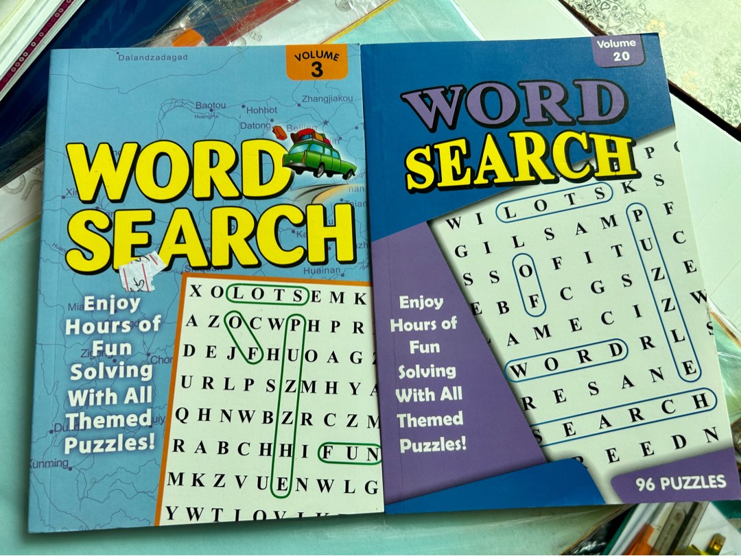 Word Search Activity Book, Hobbies & Toys, Books & Magazines, Fiction ...