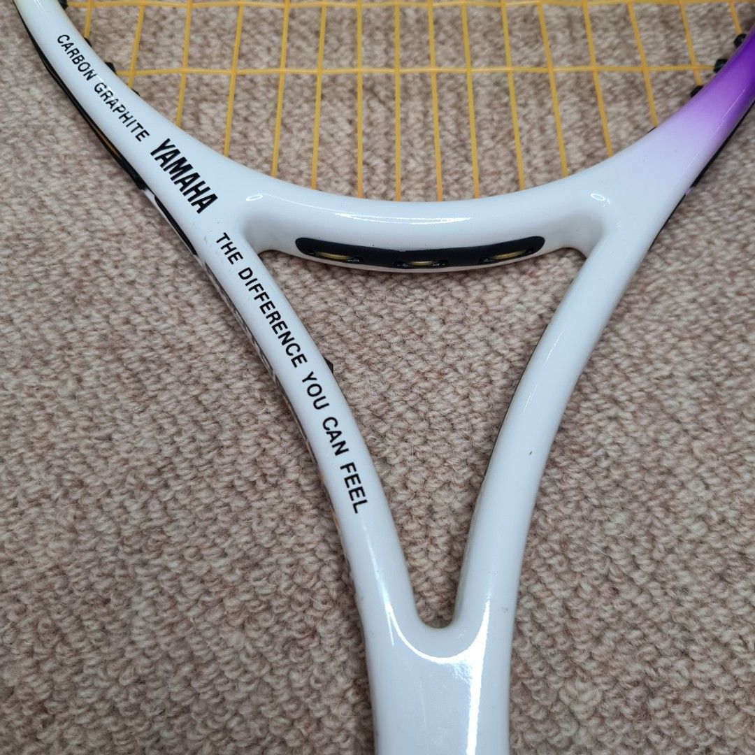 YAMAHA RESONANCE CARBON GRAPHITE TENNIS RACKET PROTO FX-110 IN NEON ...