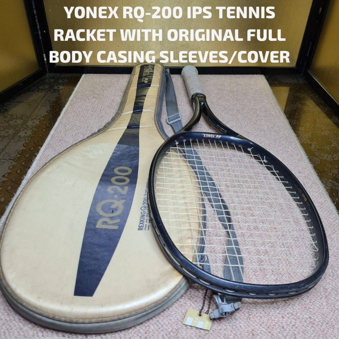 YONEX RQ-200 IPS TENNIS RACKET WITH ORIGINAL FULL BODY CASING SLEEVES ...