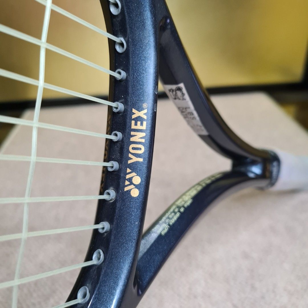 YONEX RQ-200 IPS TENNIS RACKET WITH ORIGINAL FULL BODY CASING SLEEVES/COVER, Sports Equipment ...