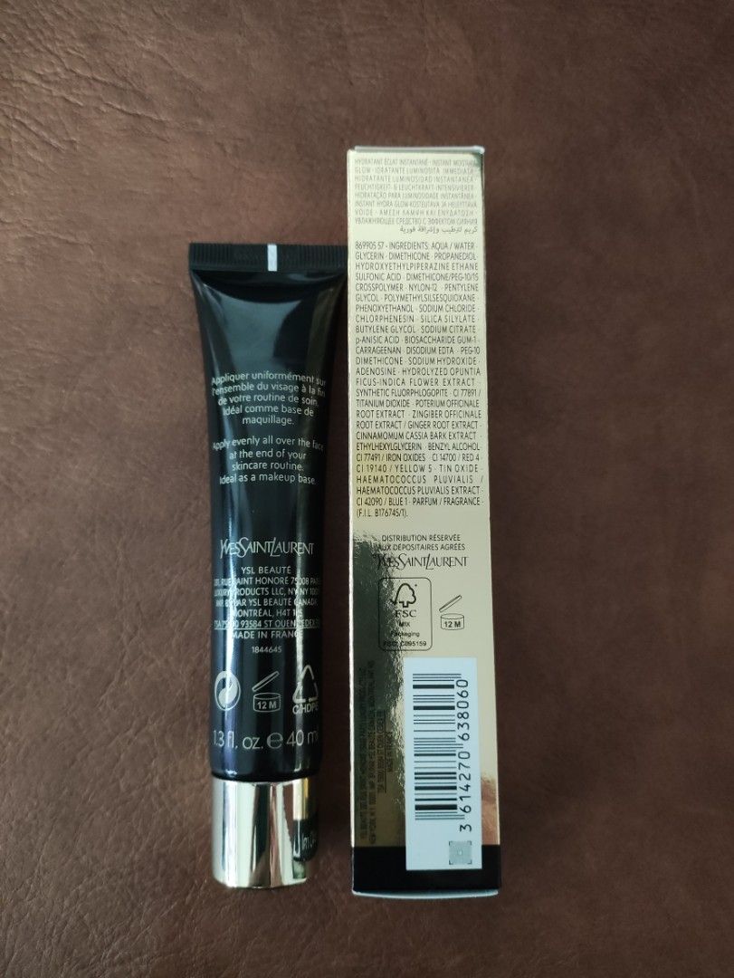 YSL Instant Moisture Glow Primer 40ml, Beauty & Personal Care, Face ...