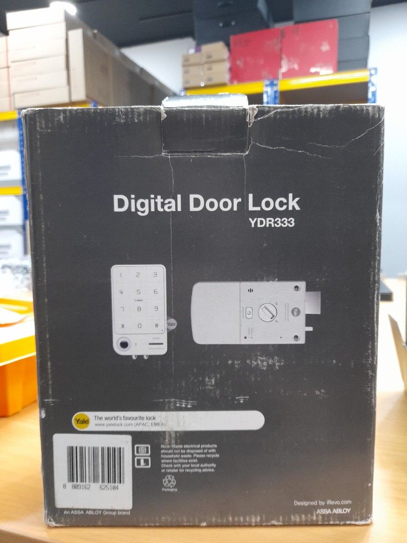 1000971 Yale YDR 333 (Grille Rim Lock), Furniture & Home Living ...