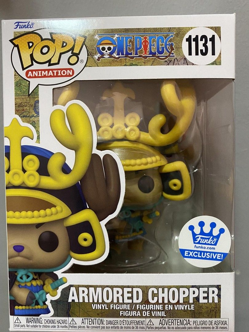 1131 Armored Chopper One Piece Funko Pop with boss pro, Hobbies & Toys ...