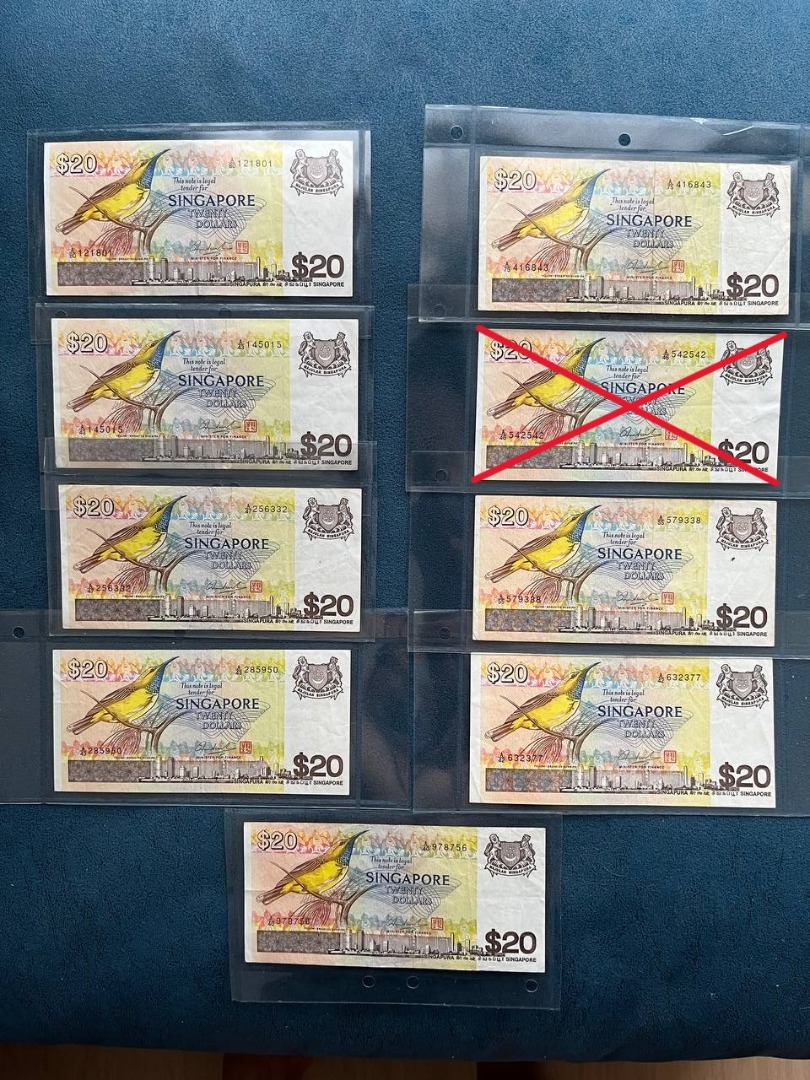 $20 Bird Series Banknotes, Hobbies & Toys, Memorabilia & Collectibles ...