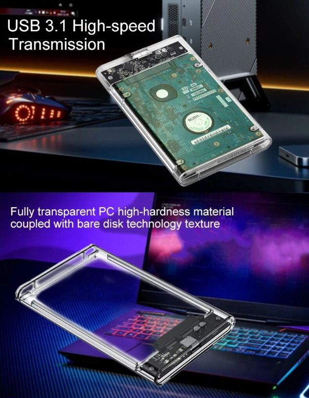 2.5 HDD EXTERNAL CASING TYPE C 3.1, Computers & Tech, Parts ...