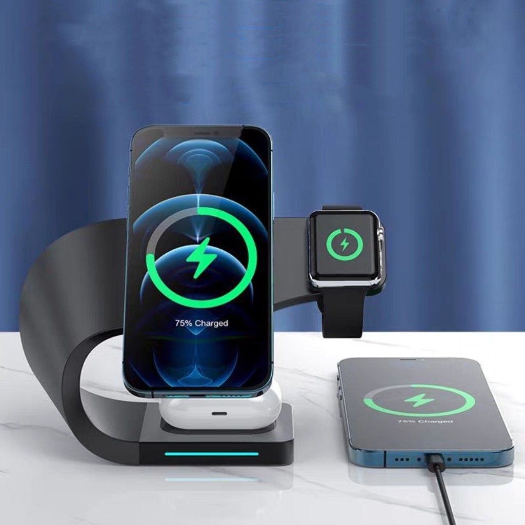 4 in 1 magnetic wireless charging port, Mobile Phones & Gadgets, Mobile ...