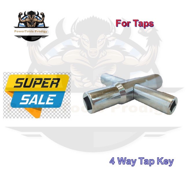 4 WAY TAP KEY WITH 4 DIFFERENT SIZES MADE IN TAIWAN CROSS TAP KEY ...